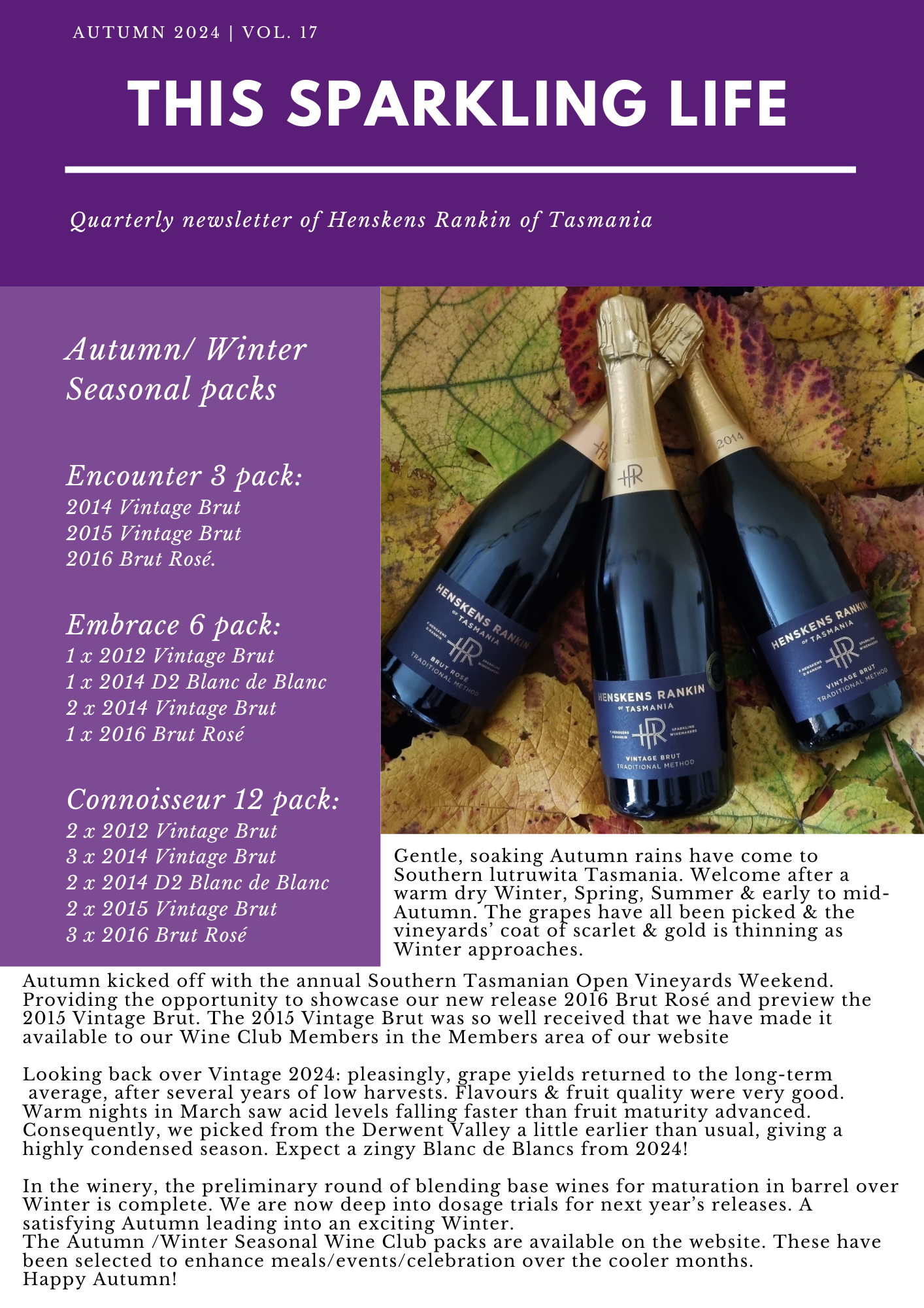 Autumn 2024 – Henskens Rankin of Tasmania